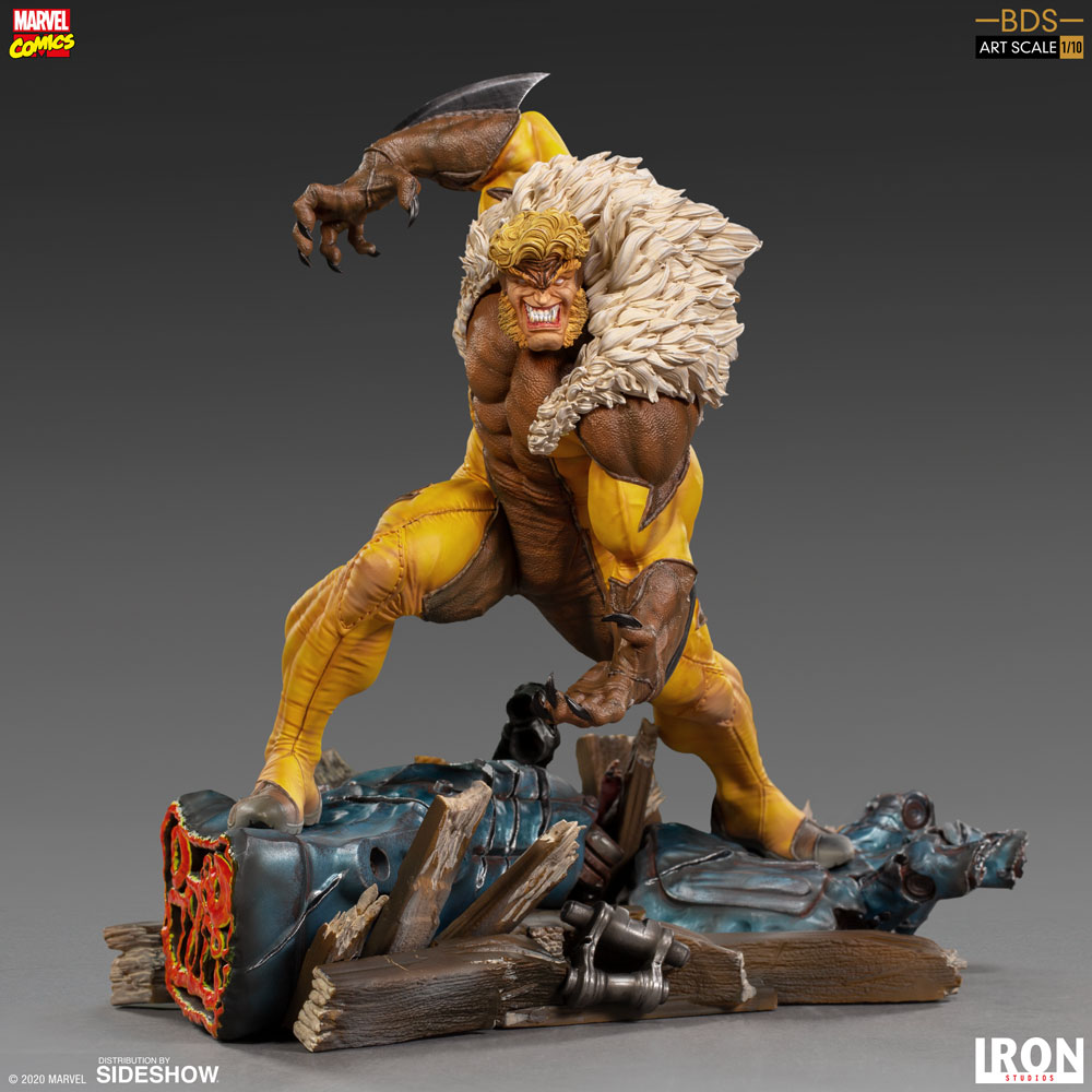 Marvel Comics Sabretooth Art Scale Statue by Iron Studios | Sideshow ...