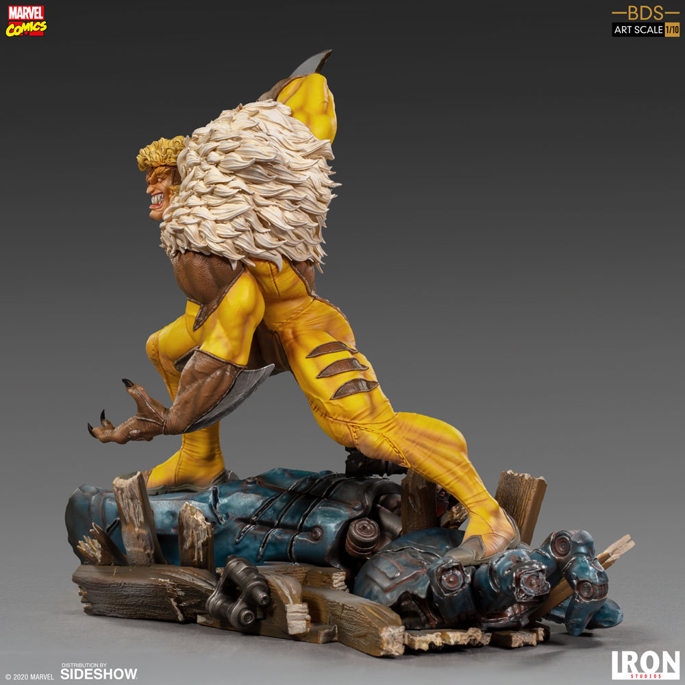 Marvel Comics Sabretooth Art Scale Statue by Iron Studios | Sideshow ...