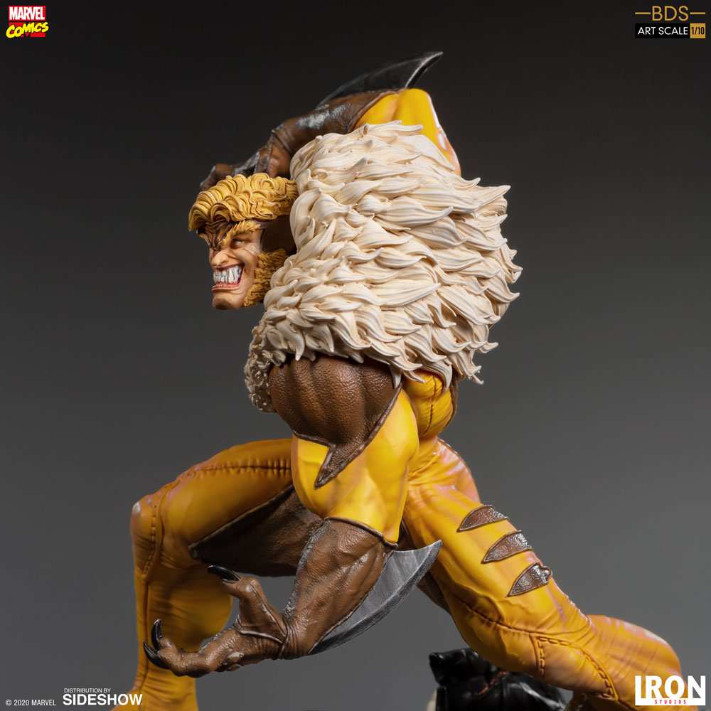Marvel Comics Sabretooth Art Scale Statue by Iron Studios | Sideshow ...