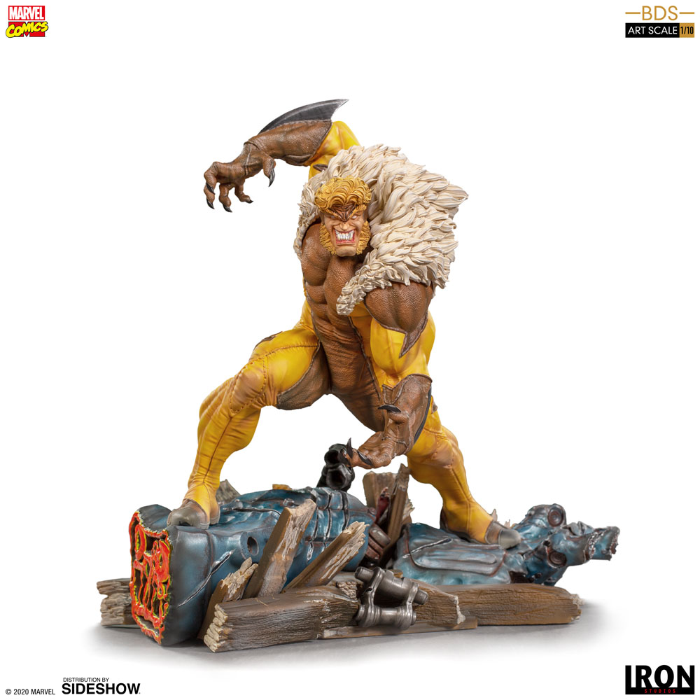 Marvel Comics Sabretooth Art Scale Statue by Iron Studios | Sideshow ...