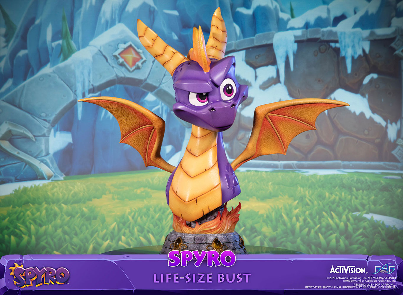 Spyro Life-Size Bust by First 4 Figures | Sideshow Collectibles