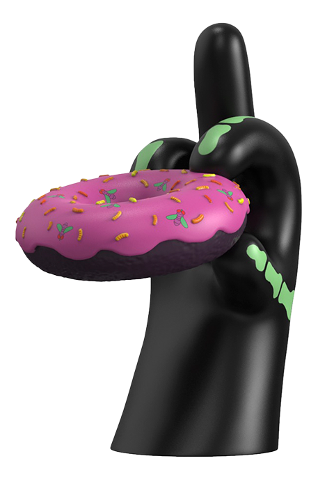 I Donut Care (Spooky Edition) Vinyl Collectible by Mighty Jaxx ...