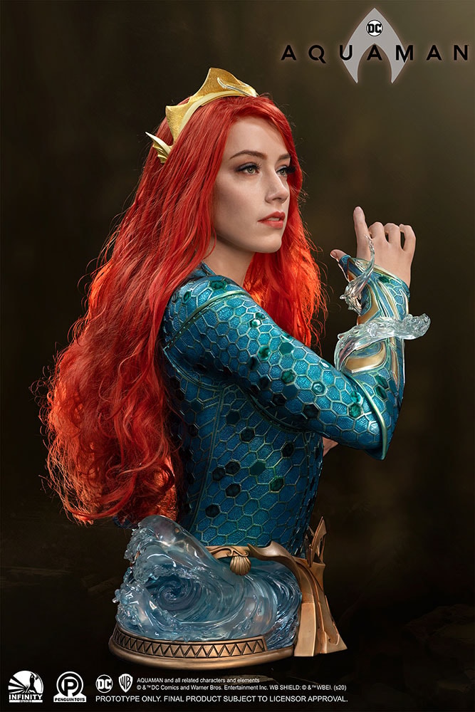 Mera Life-Size Bust by Infinity Studio | Sideshow Collectibles