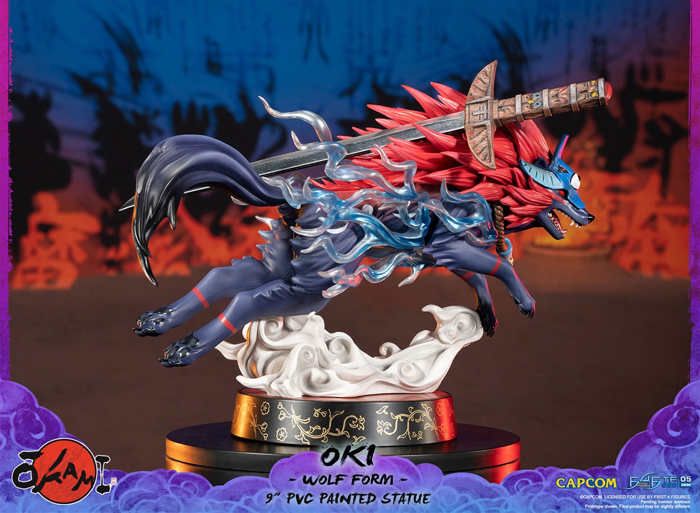 Oki (Wolf Form) Standard Edition Statue by First 4 Figures | Sideshow ...
