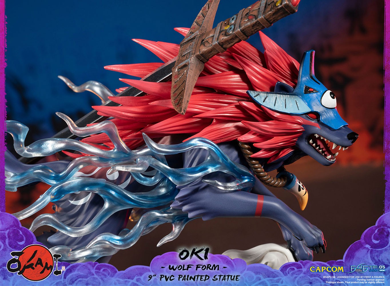 Oki (Wolf Form) Standard Edition Statue by First 4 Figures | Sideshow ...
