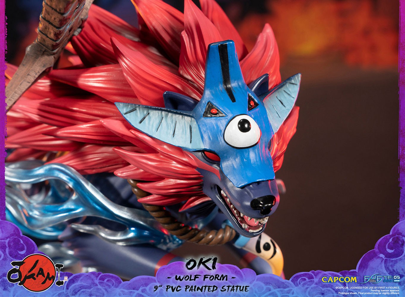 Oki (Wolf Form) Standard Edition Statue by First 4 Figures | Sideshow ...