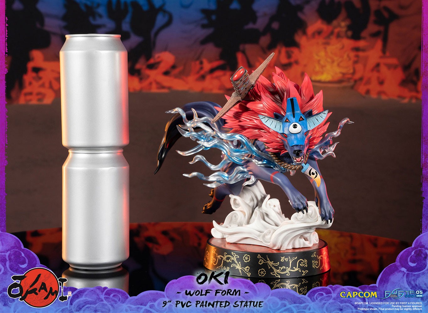 Oki (Wolf Form) Standard Edition Statue by First 4 Figures | Sideshow ...