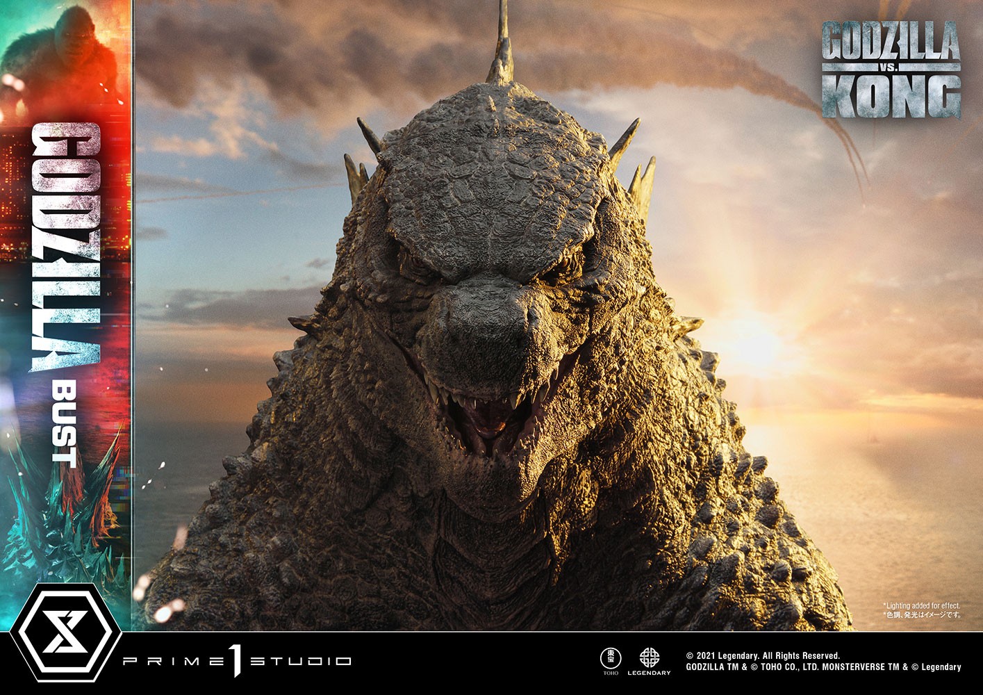 godzilla front view