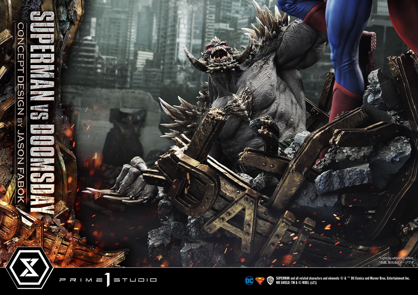 Superman VS Doomsday Statue by Prime 1 Studio | Sideshow Collectibles