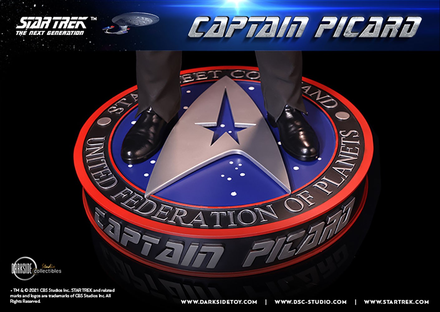 Captain Picard 1:3 Scale Museum Statue by DarkSides Collectibles Studio ...