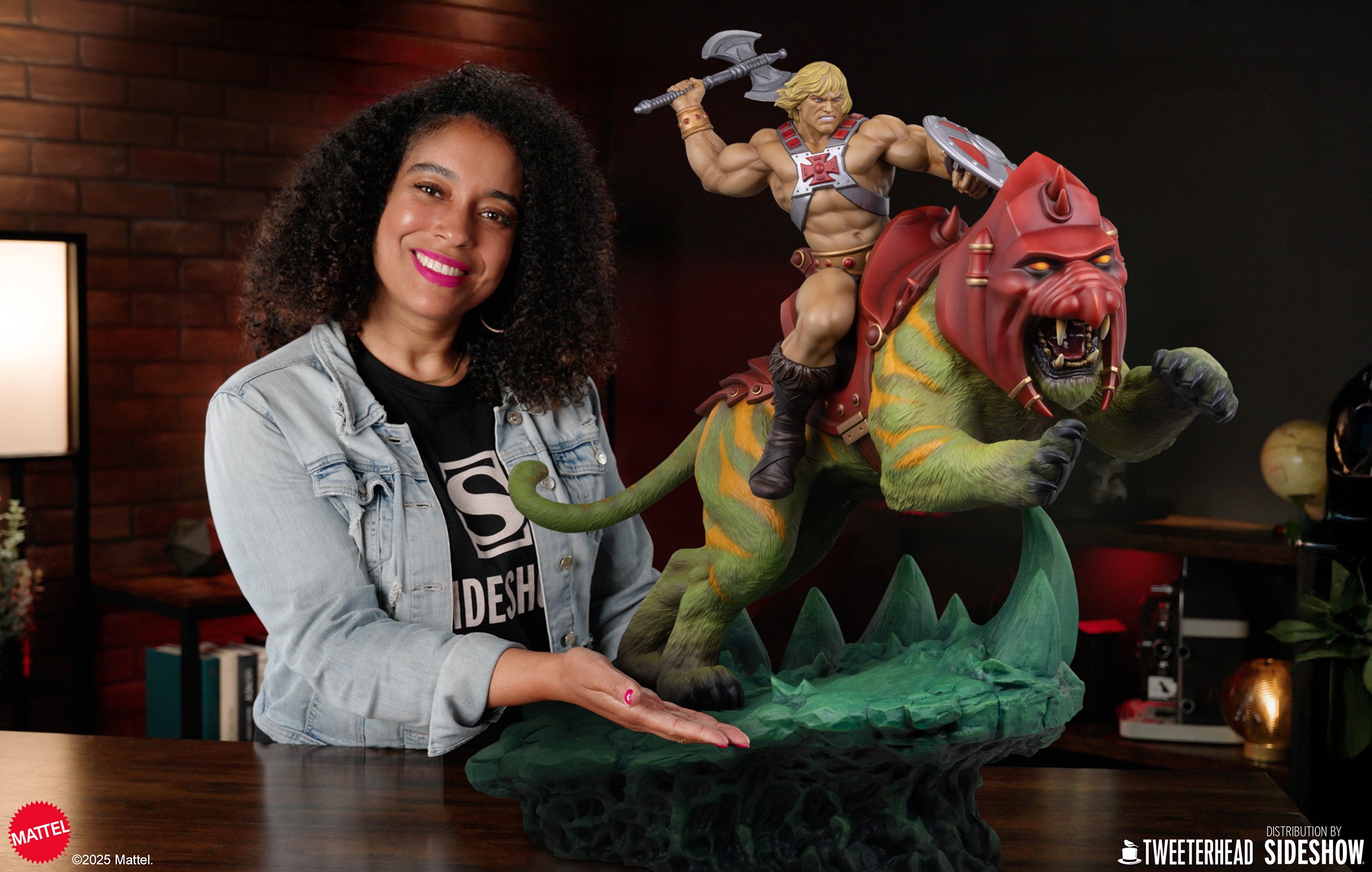 He-Man™ & Battle Cat™ Quarter Scale Maquette by Tweeterhead | Sideshow ...