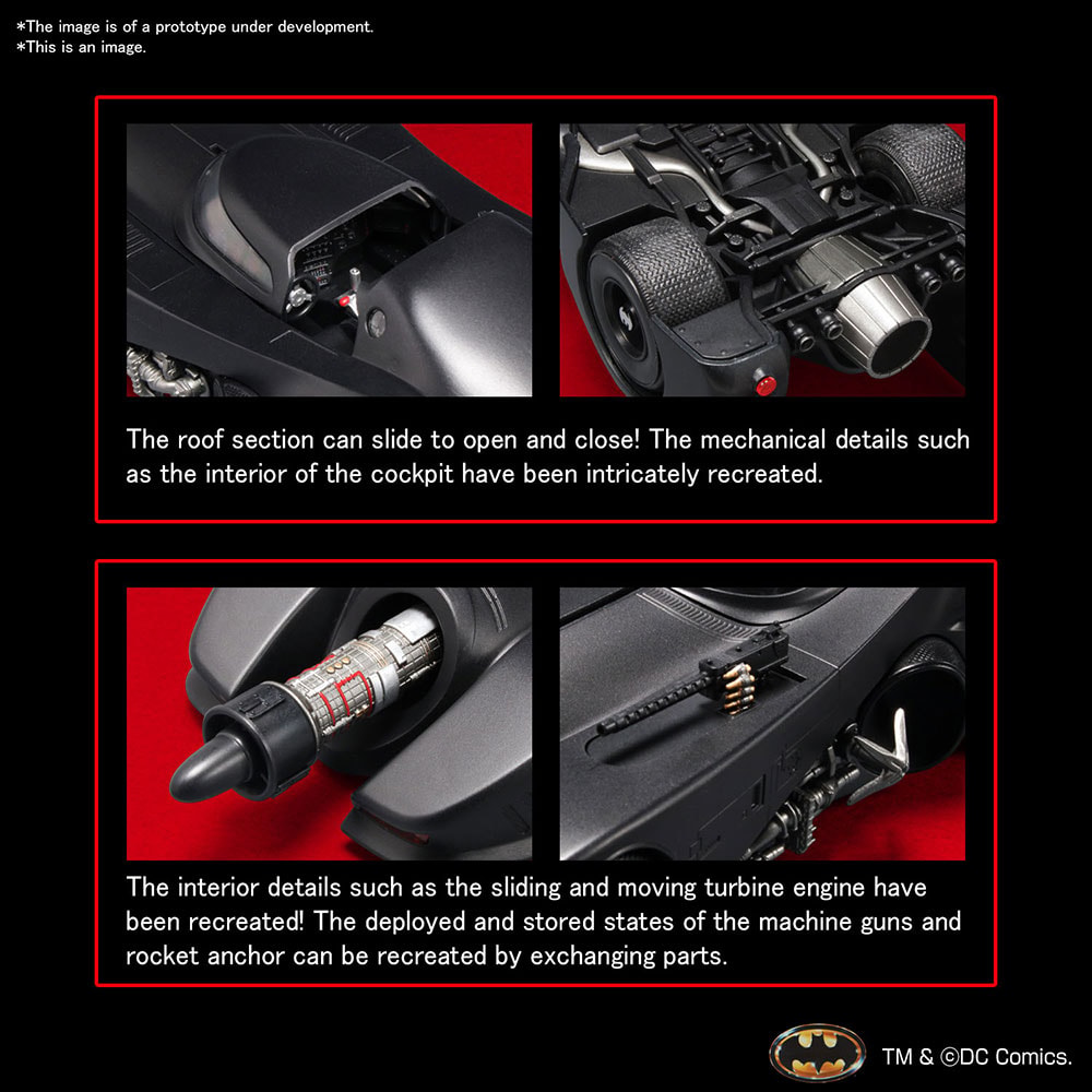 Batmobile Batman Version Model Kit by Bandai | Sideshow Collectibles