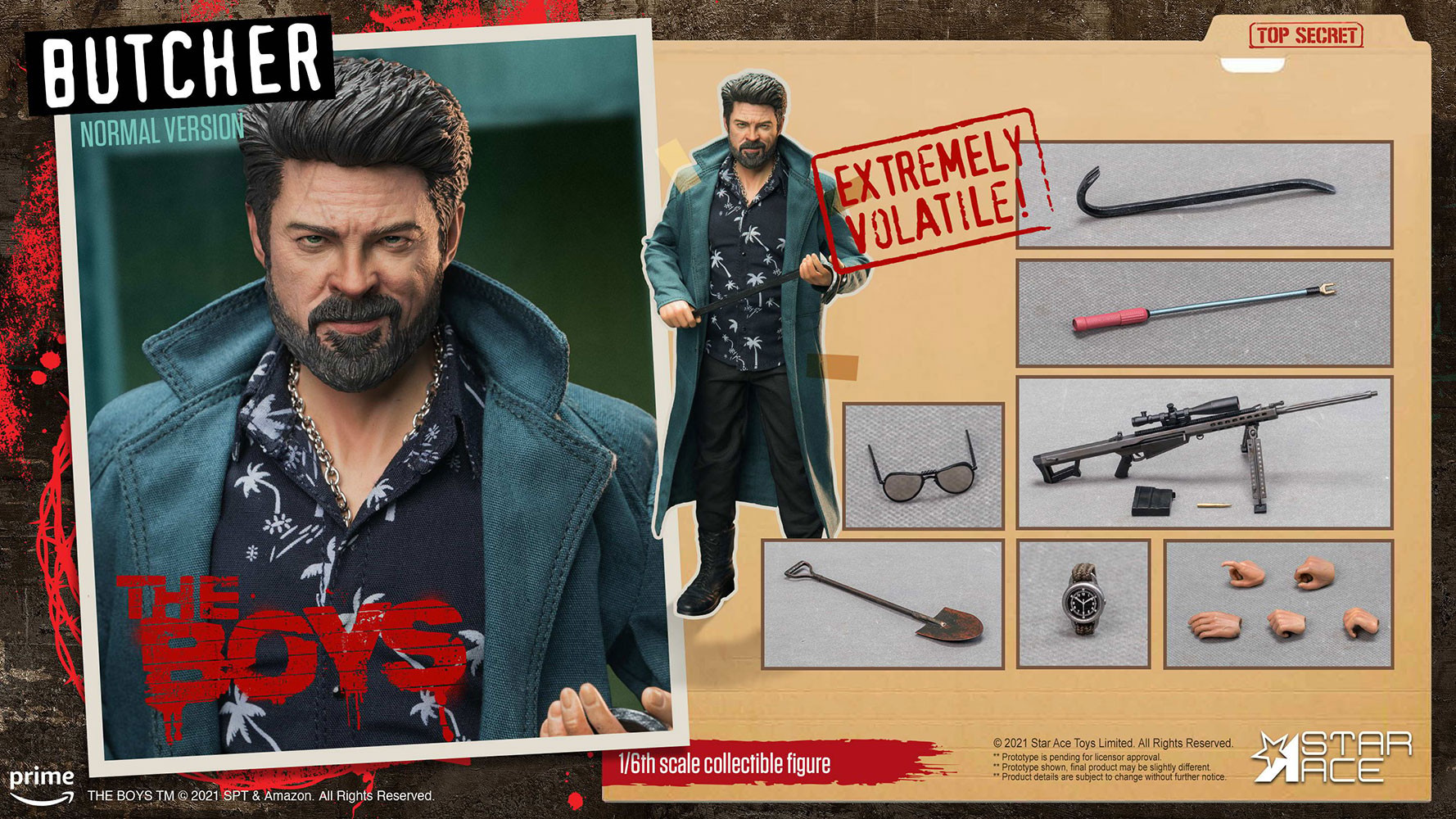 Billy Butcher Deluxe Sixth Scale Figure By Star Ace Toys Sideshow