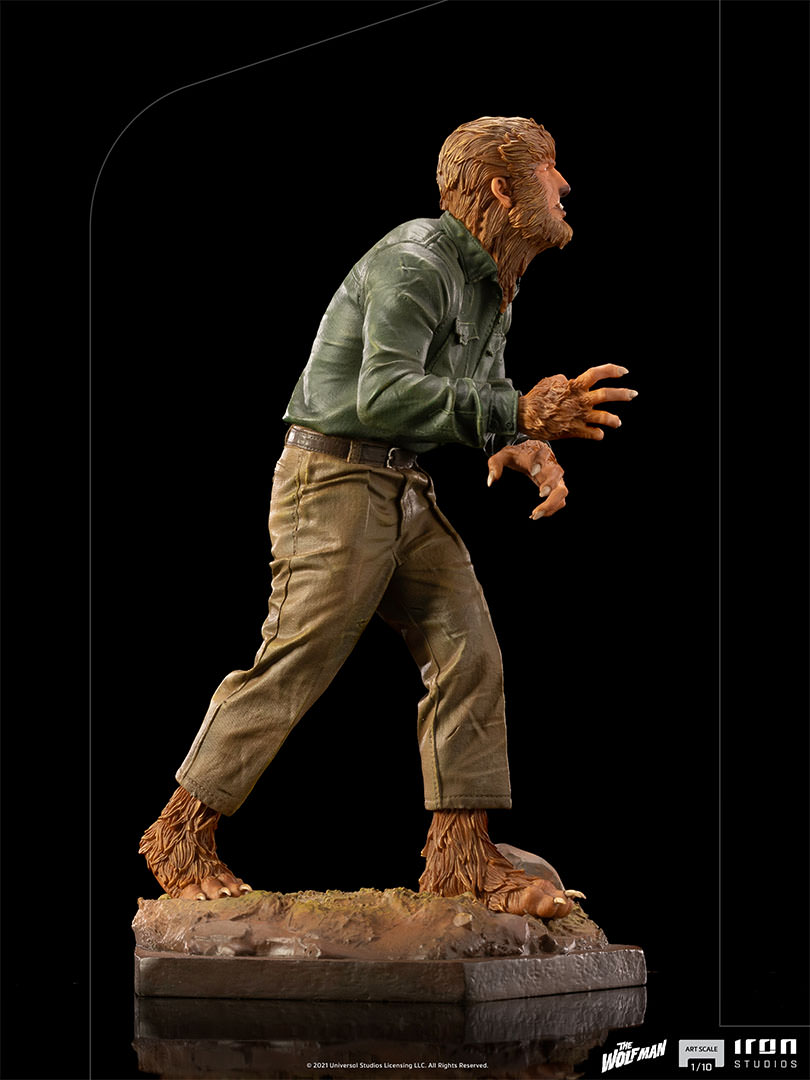 Wolf Man 1:10 Art Scale Statue by Iron Studios | Sideshow Collectibles