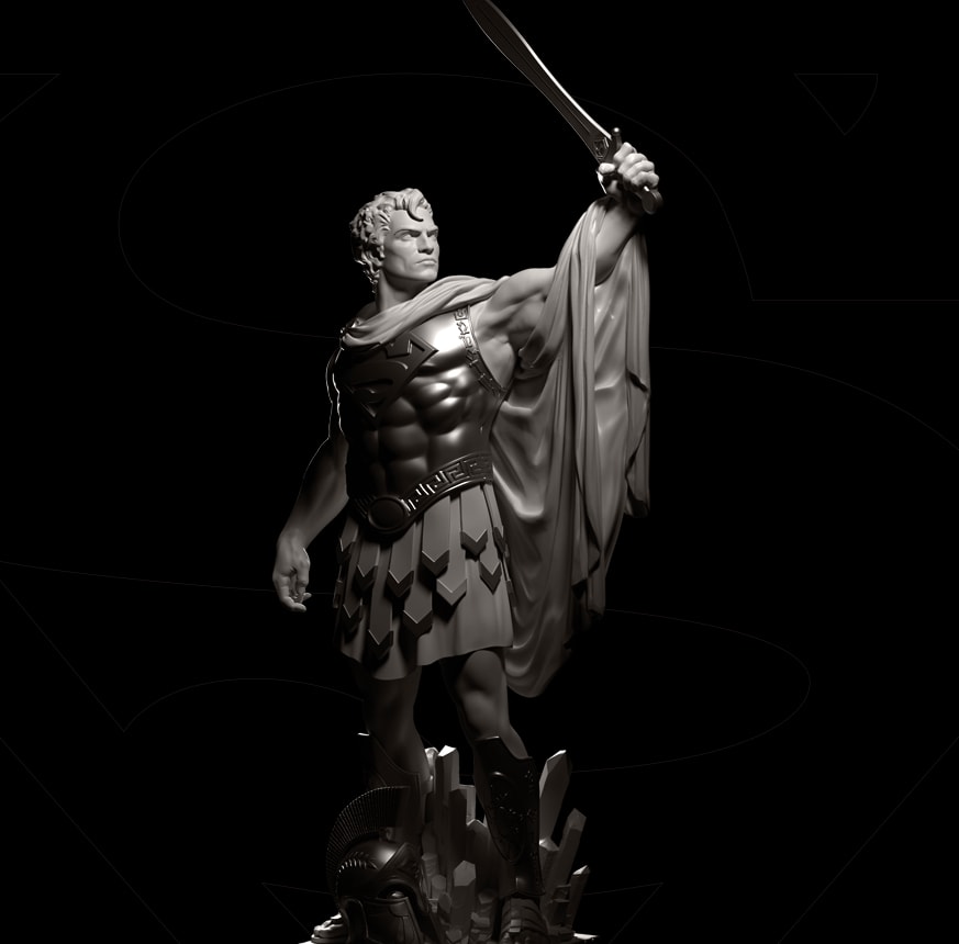 Superman: Prince of Krypton (Silver Edition) Statue by Cryptozoic ...