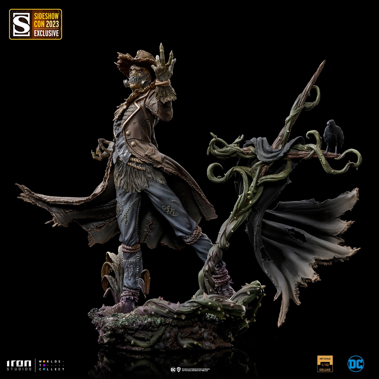 Scarecrow Deluxe Art Scale 1:10 Statue by Iron Studios | Sideshow ...