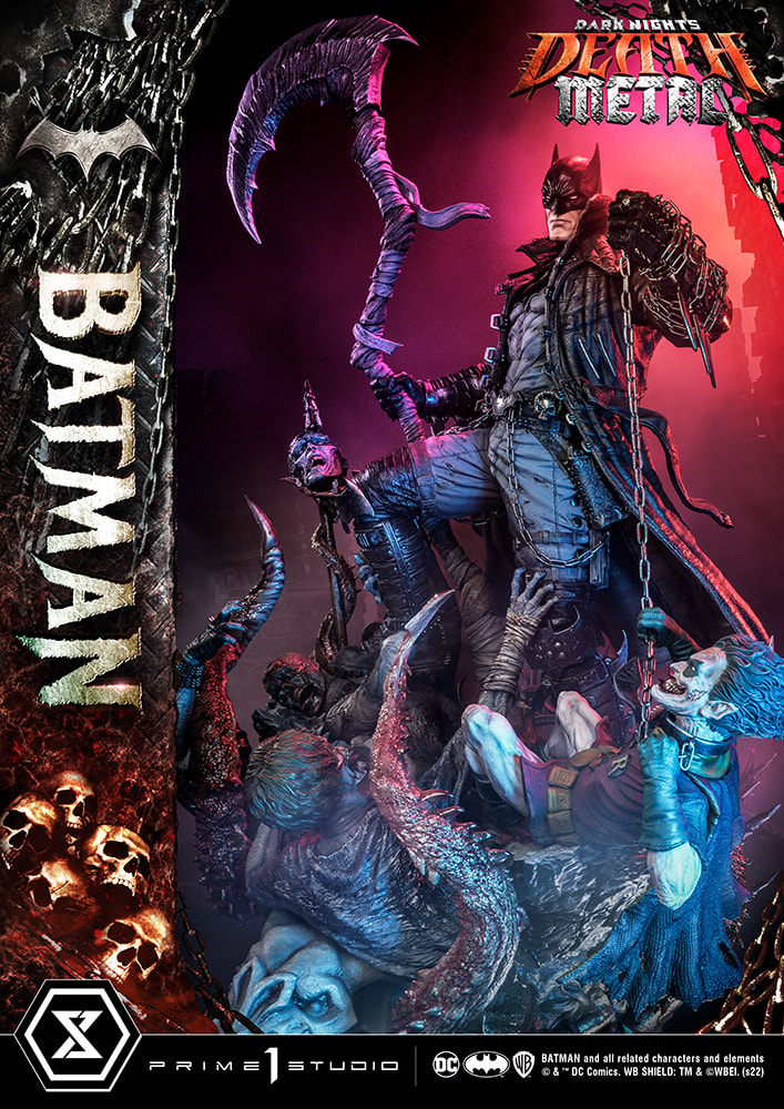 Death Metal Batman (Deluxe Bonus Version) 1:3 Scale Statue by Prime 1 ...