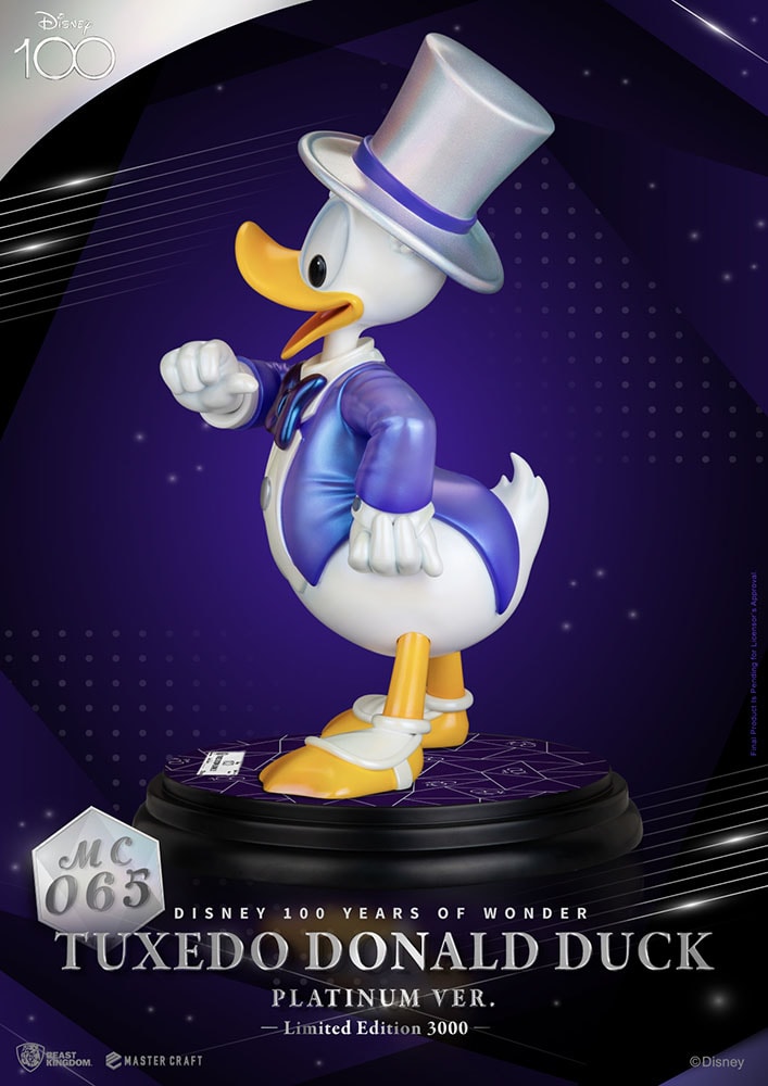 Tuxedo Donald Duck (Platinum Ver.) Master Craft Statue by Beast Kingdom ...