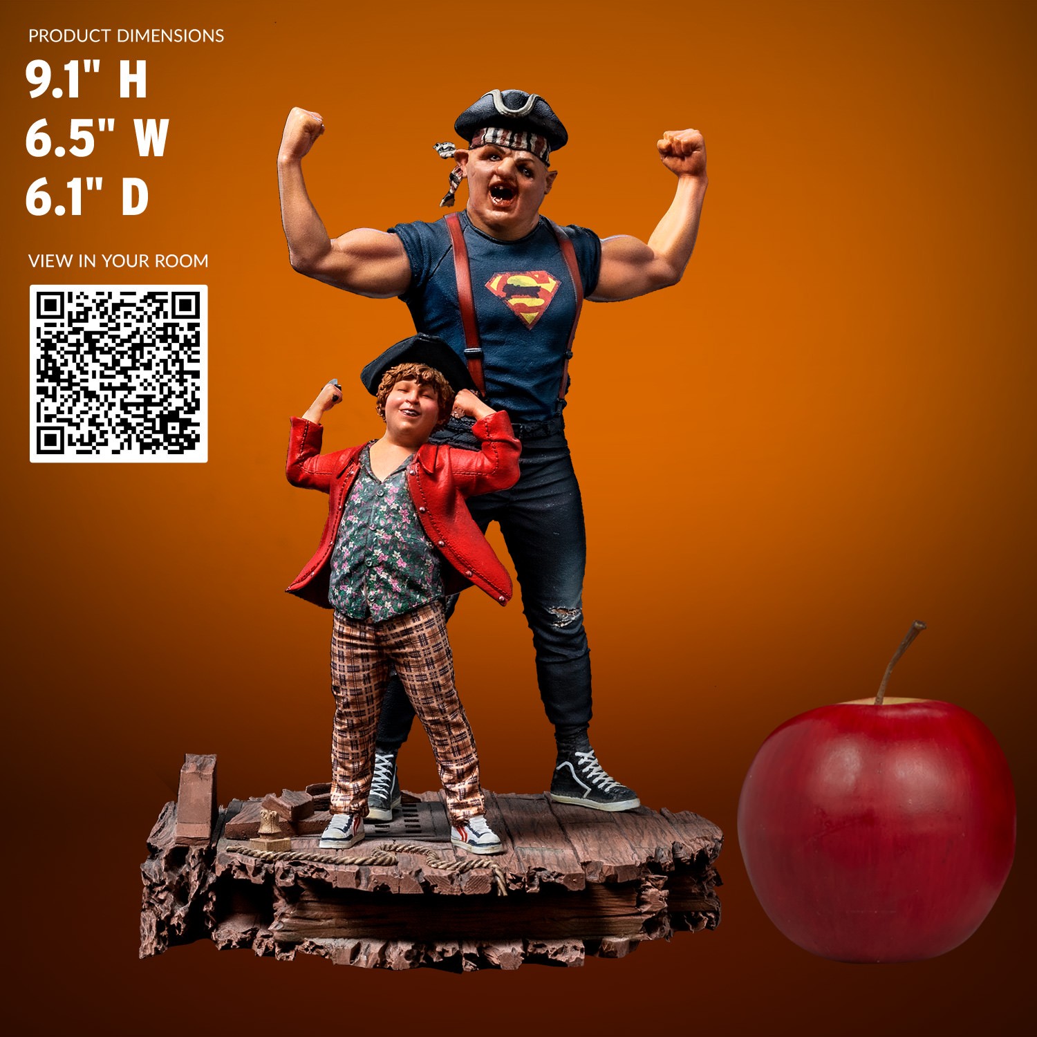 Sloth and Chunk Deluxe Statue by Iron Studios | Sideshow Collectibles