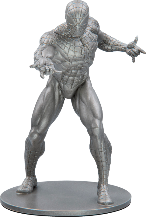 Spider-Man Silver Miniature by New Zealand Mint | Sideshow Collectibles