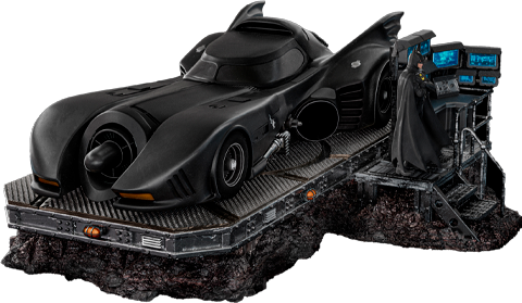 Batmobile Deluxe 1:10 Scale Statue by Iron Studios | Sideshow Collectibles