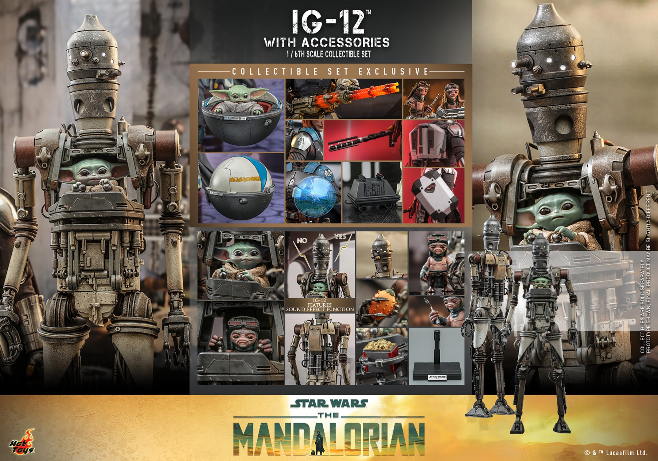 IG-12 Sixth Scale Figure by Hot Toys | Sideshow Collectibles