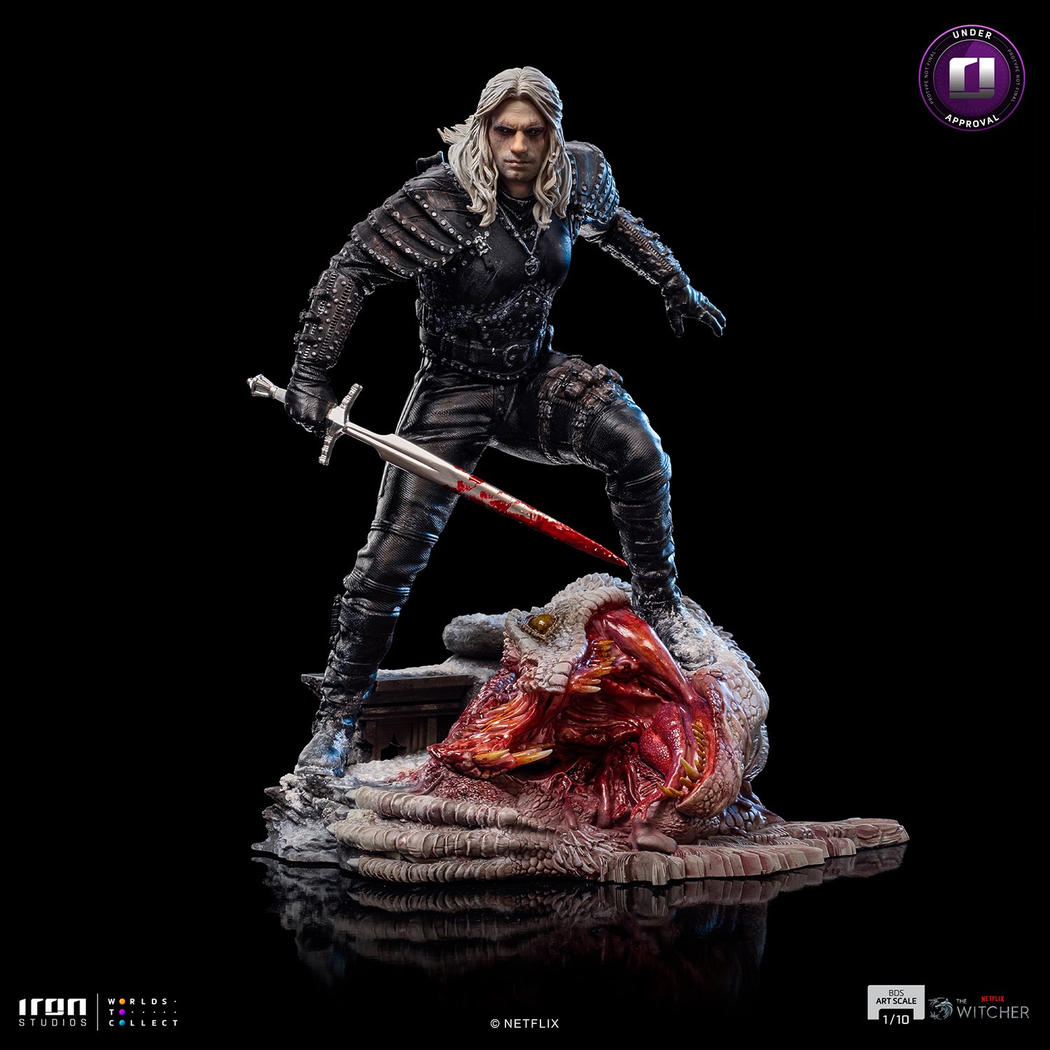 Geralt of Rivia Scale 1:10 Scale Statue by Iron Studios | Sideshow ...
