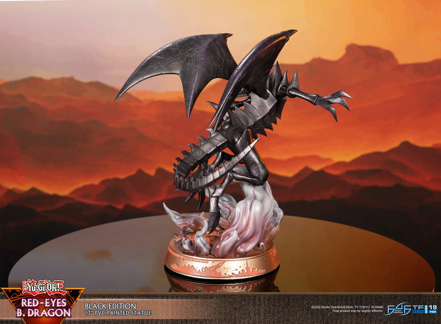 Red Eyes B. Dragon (Black Edition) Statue by First 4 Figures | Sideshow ...
