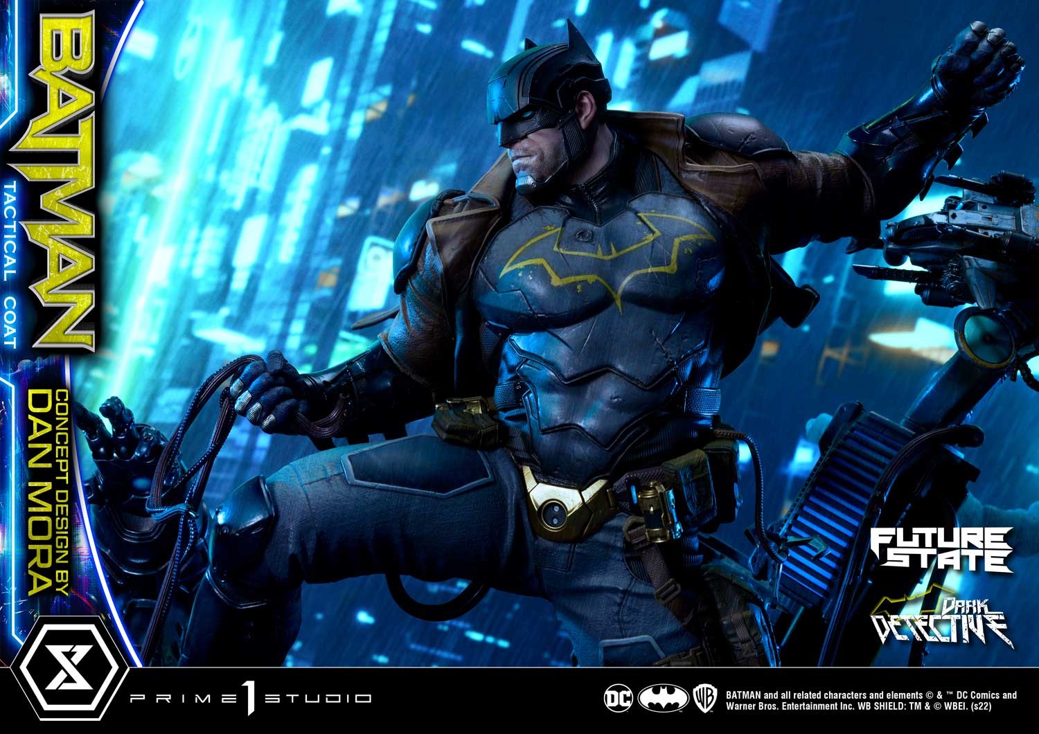 Batman Dark Detective Tactical Coat 1:4 Scale Statue by Prime 1 Studio ...