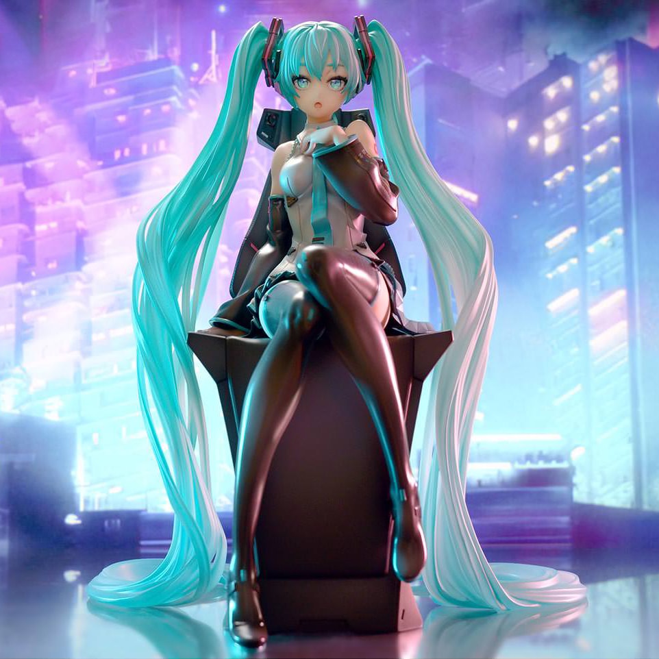 Hatsune Miku (Bonus Version) 1:4 Scale Statue | Sideshow Collectibles