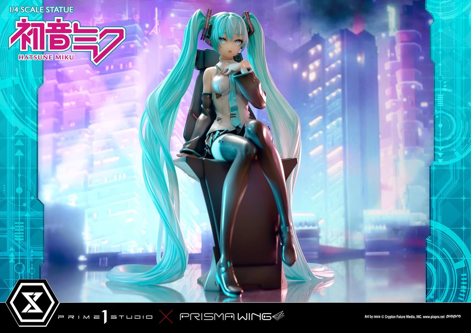 Hatsune Miku (Bonus Version) 1:4 Scale Statue | Sideshow Collectibles
