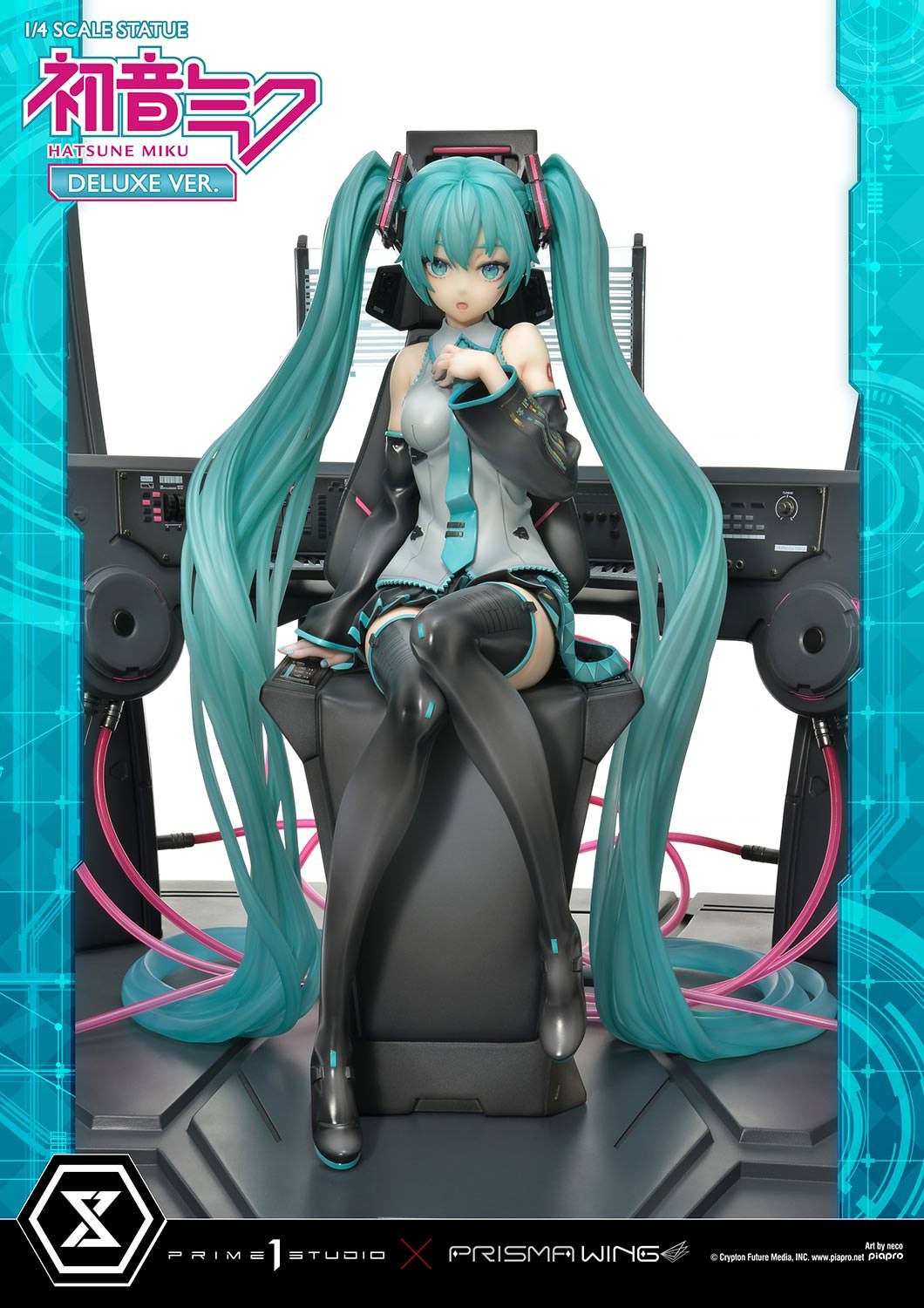 Hatsune Miku (Deluxe Version) 1:4 Scale Statue | Sideshow Collectibles