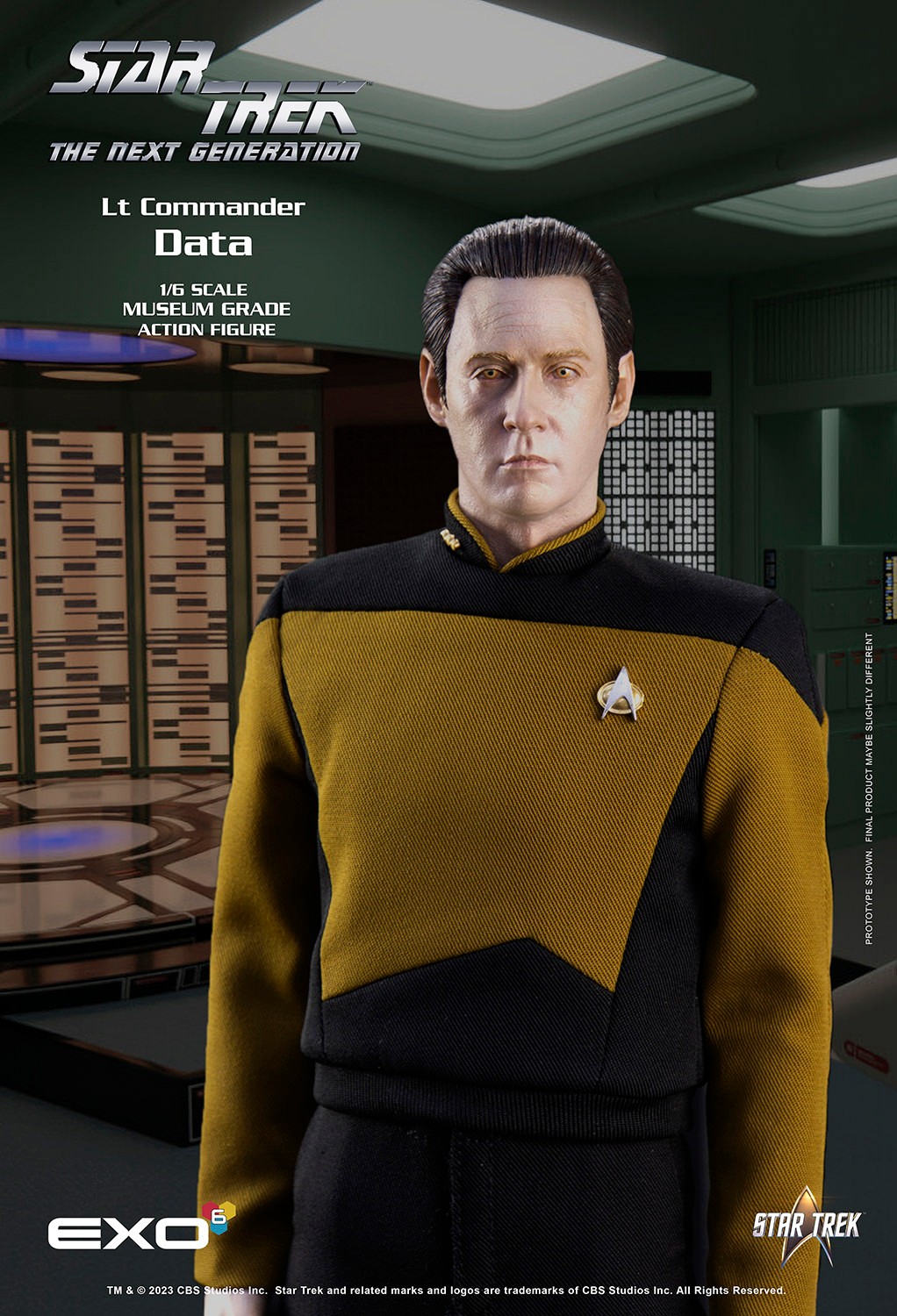 Lt. Commander Data (Standard Version) Sixth Scale Figure by EXO-6 ...