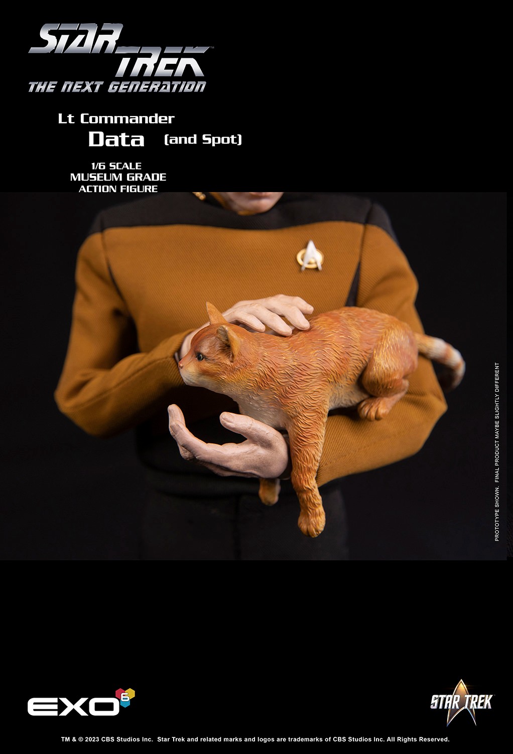 Lt. Commander Data (Standard Version) Sixth Scale Figure by EXO-6 ...