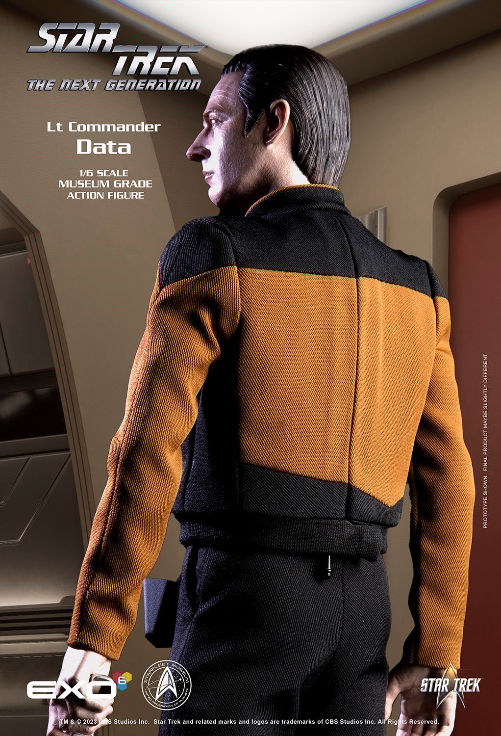 Lt. Commander Data (Standard Version) Sixth Scale Figure by EXO-6 ...