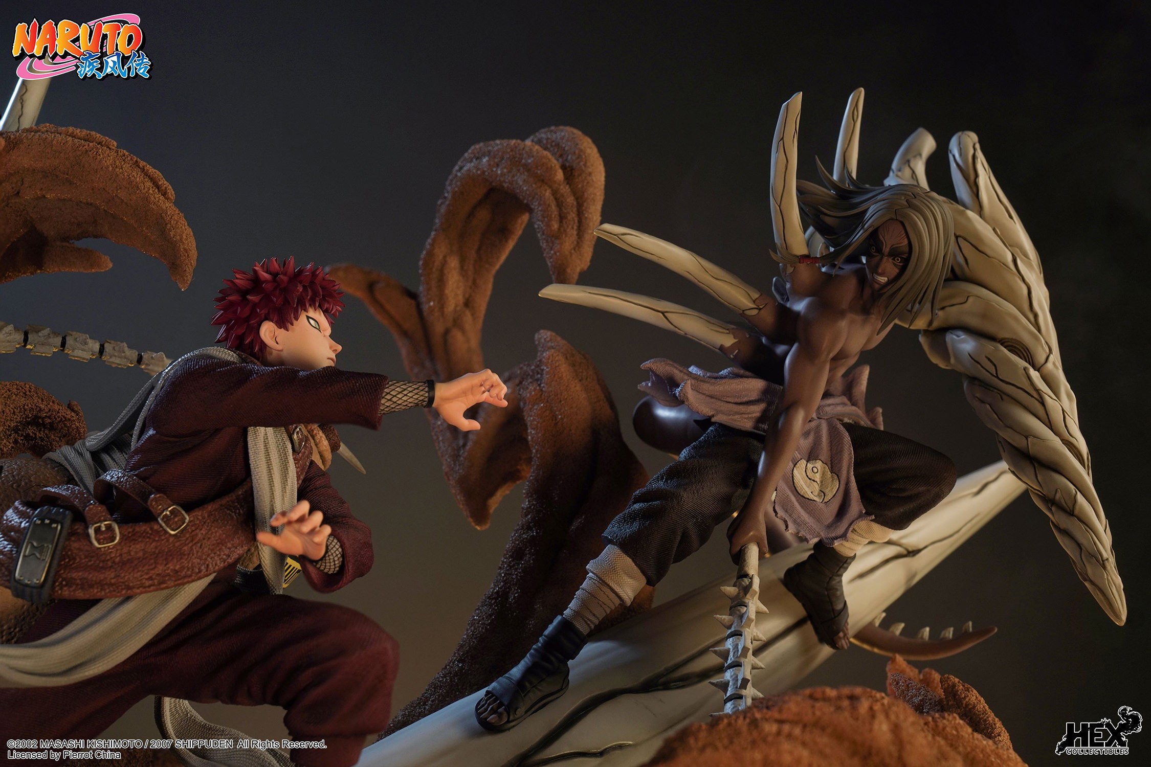 Gaara vs Kimimaro Statue by HEX Collectibles | Sideshow Collectibles