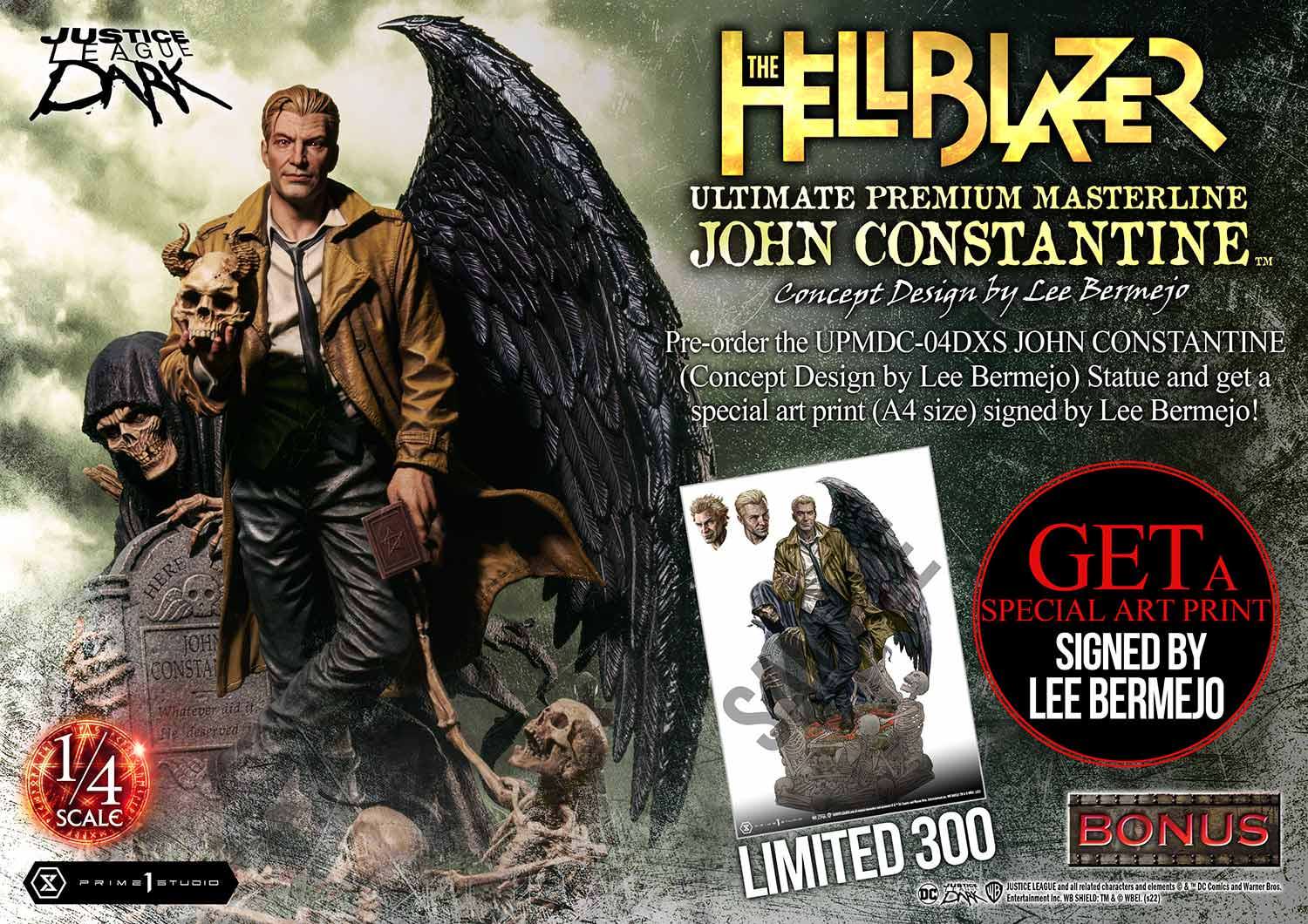 John Constantine Deluxe Bonus Version 1:4 Scale Statue by Prime 1 ...