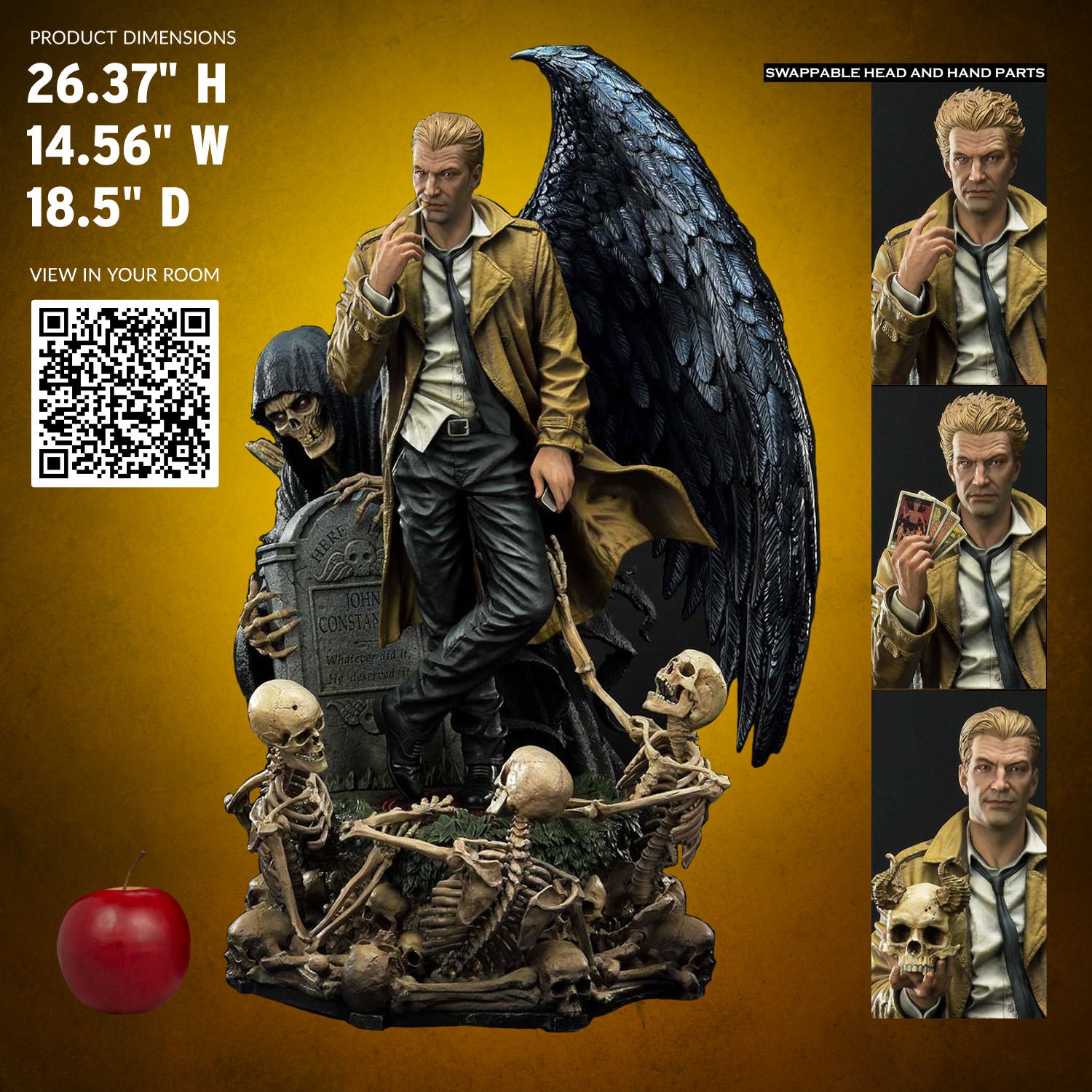 John Constantine Deluxe Bonus Version 1:4 Scale Statue by Prime 1 ...