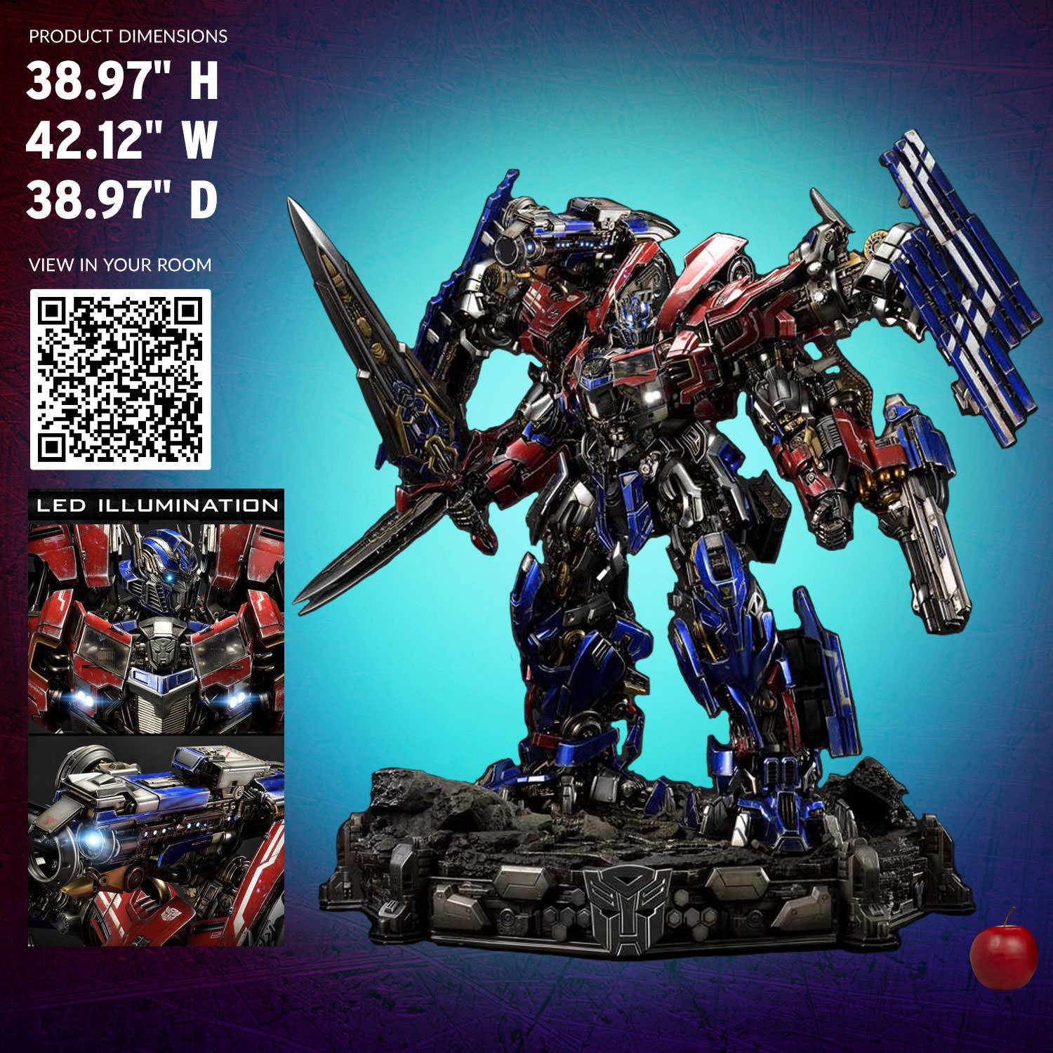 Power Master Optimus Prime Ultimate Bonus Version Statue by Prime 1 ...