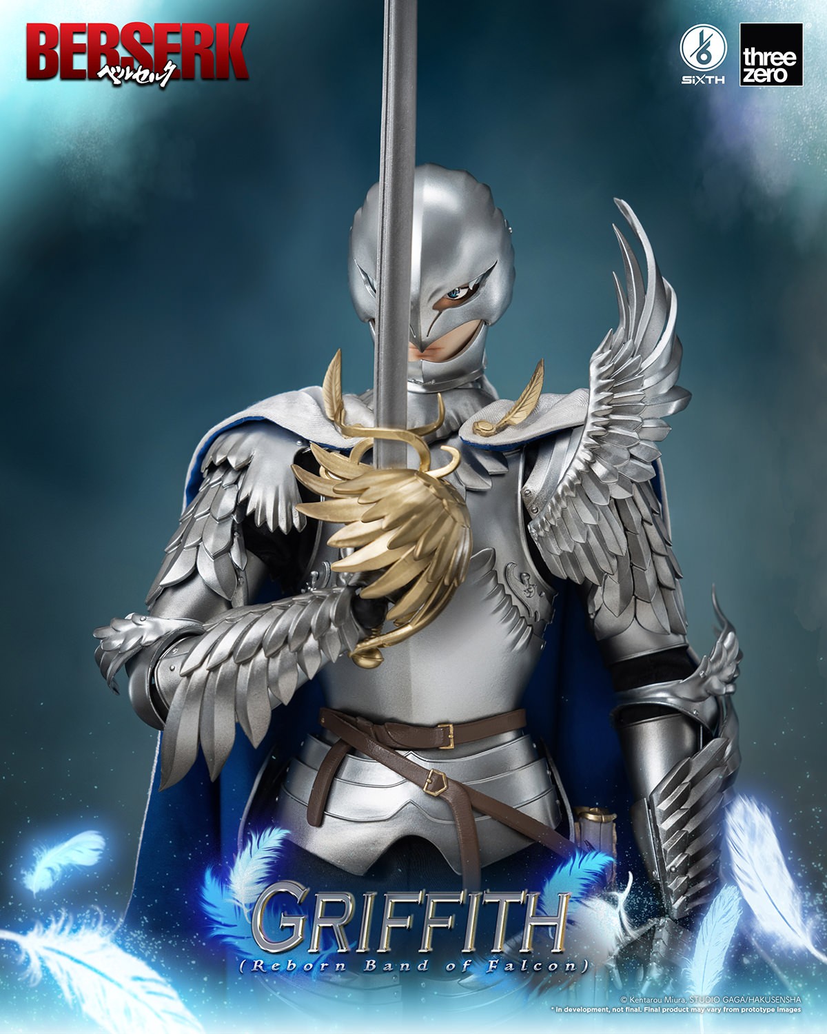 Griffith (Reborn Band of Falcon) Sixth Scale Figure by Threezero ...