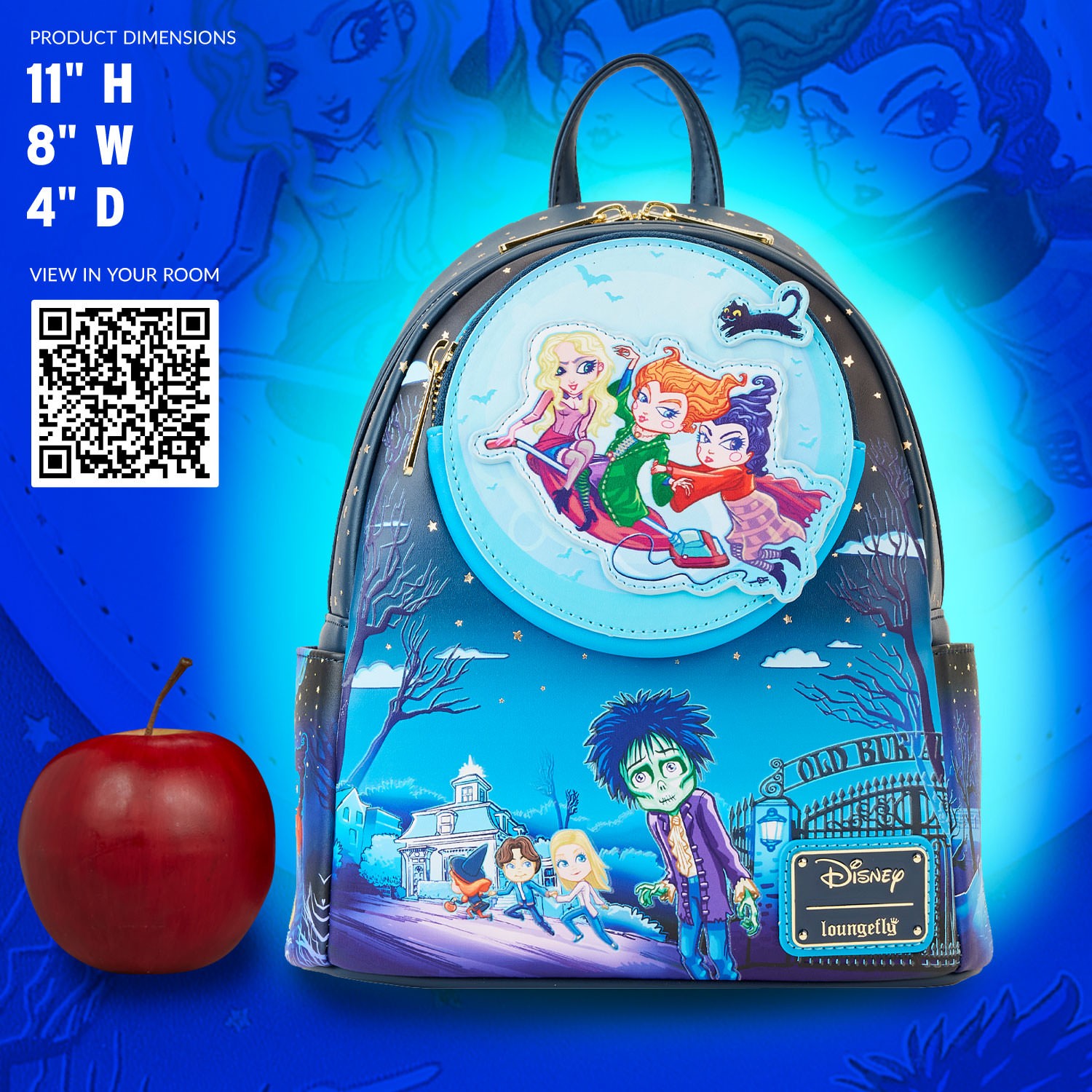 Hocus Pocus Poster Mini Backpack by Loungefly | Sideshow Collectibles