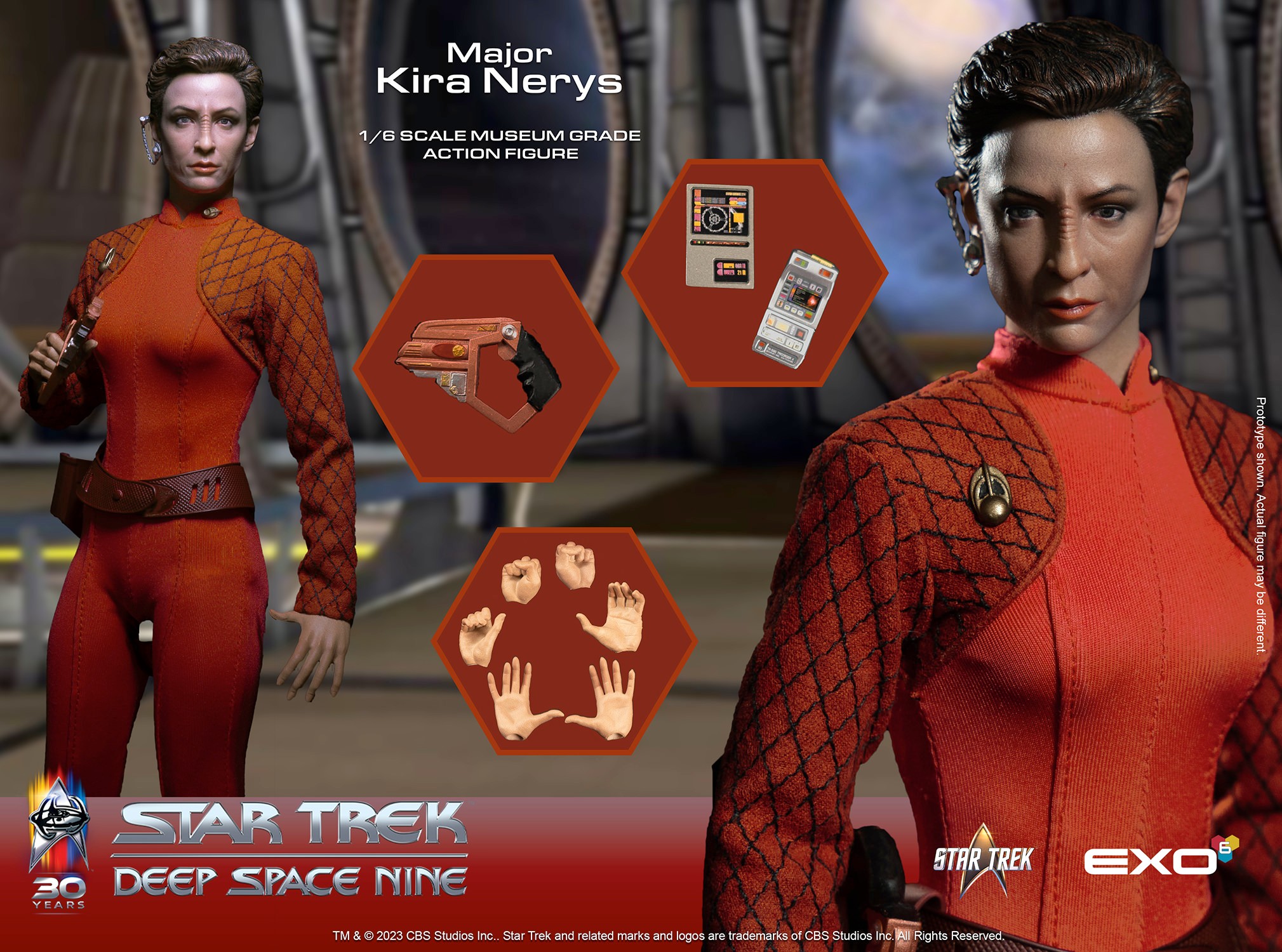 Kira Nerys Sixth Scale Figure by EXO-6 | Sideshow Collectibles