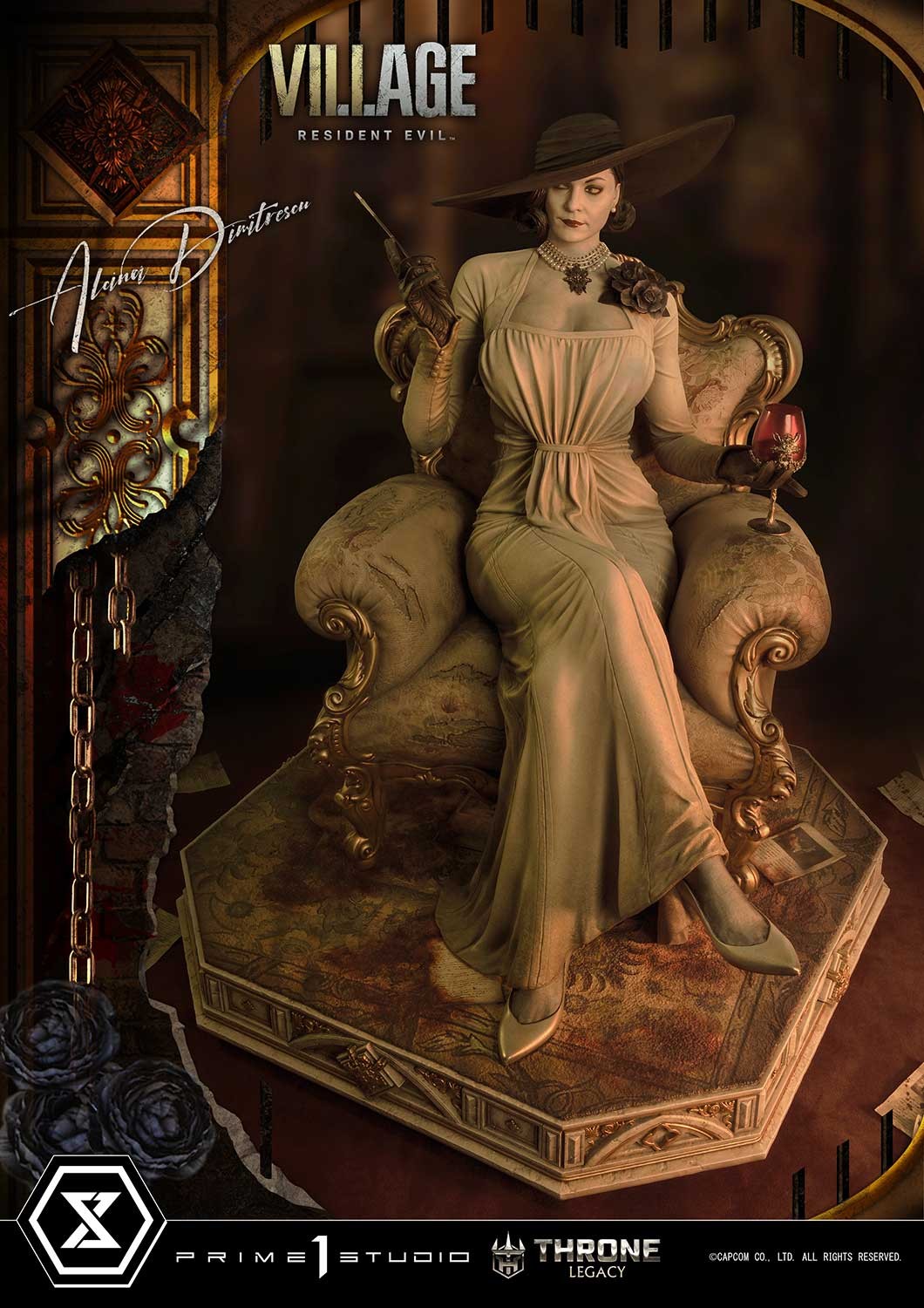 Alcina Dimitrescu Quarter Scale Statue by Prime 1 Studio | Sideshow Collectibles