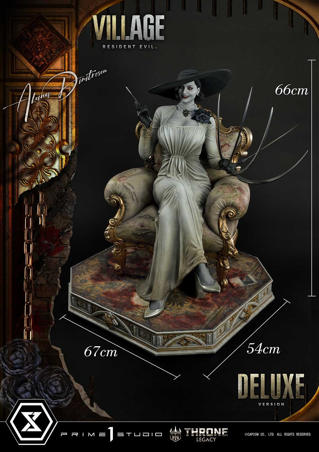 Alcina Dimitrescu Quarter Scale Statue by Prime 1 Studio | Sideshow Collectibles