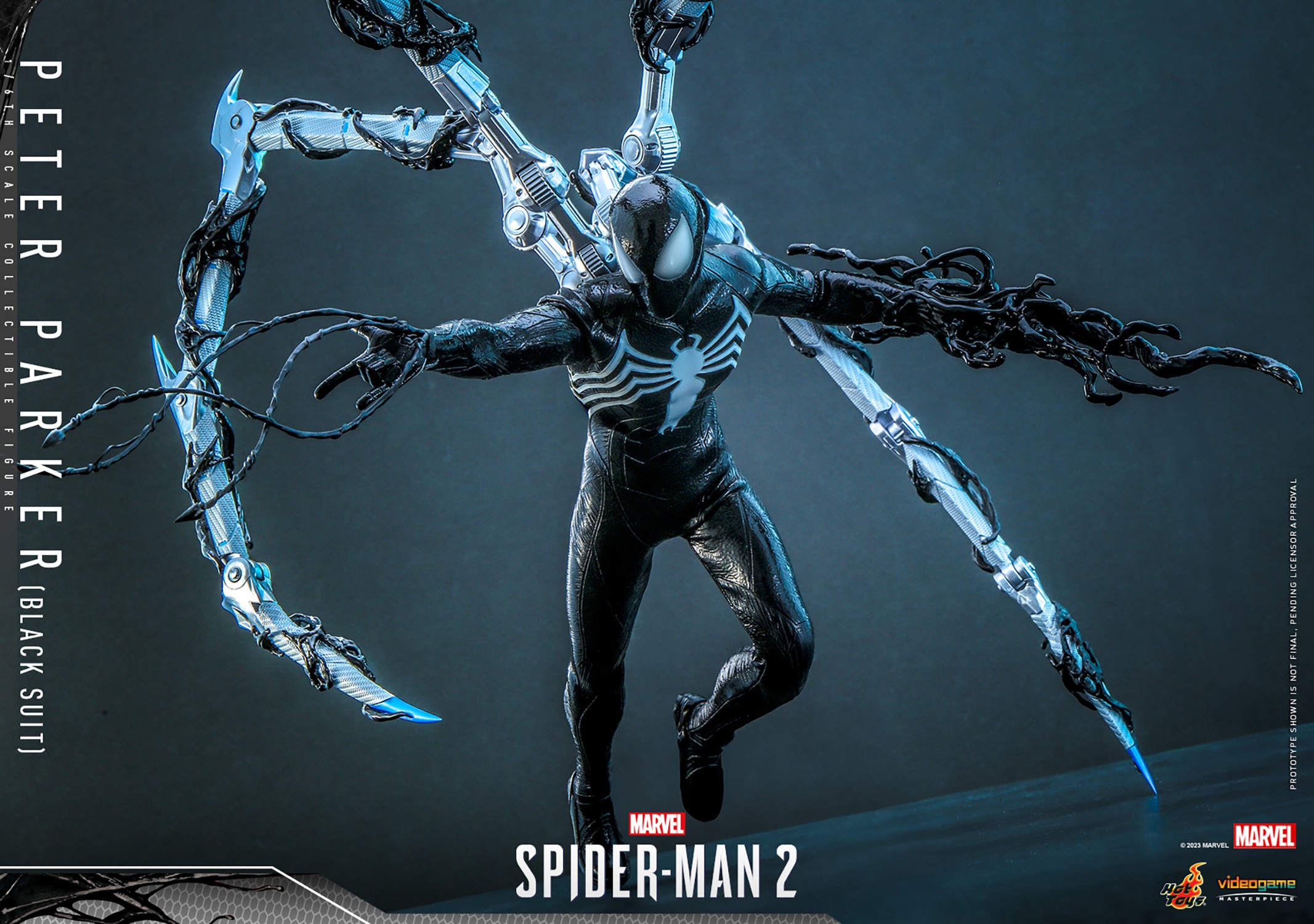 Peter Parker (Black Suit) Sixth Scale Figure by Hot Toys | Sideshow ...