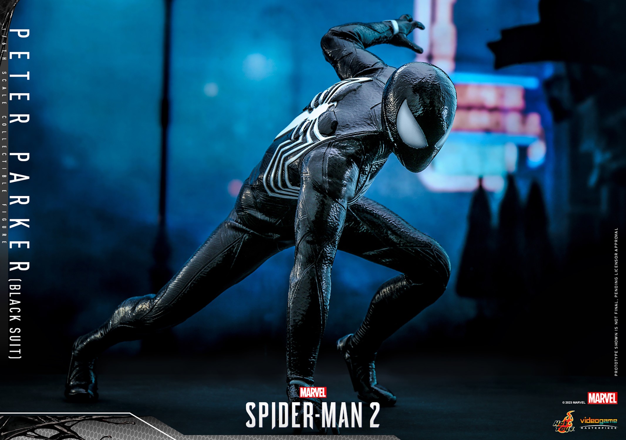 Peter Parker (Black Suit) Sixth Scale Figure by Hot Toys | Sideshow ...