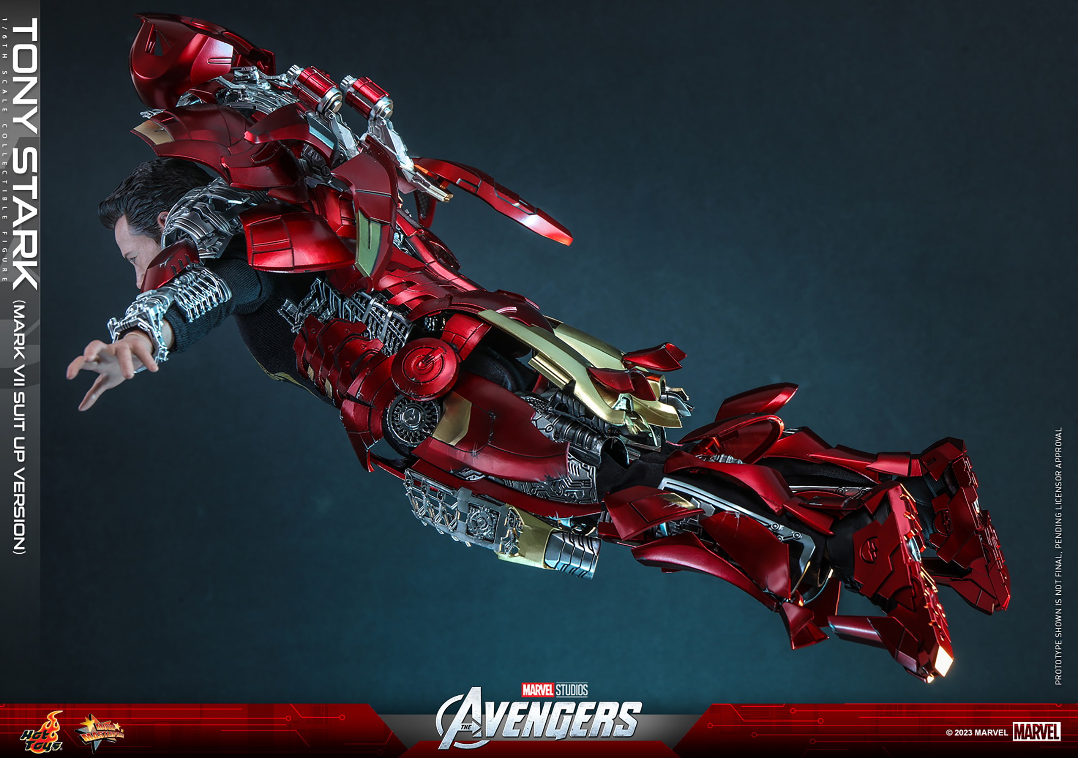 Tony Stark (Mark VII Suit up Version) Sixth Scale Figure by Hot Toys ...