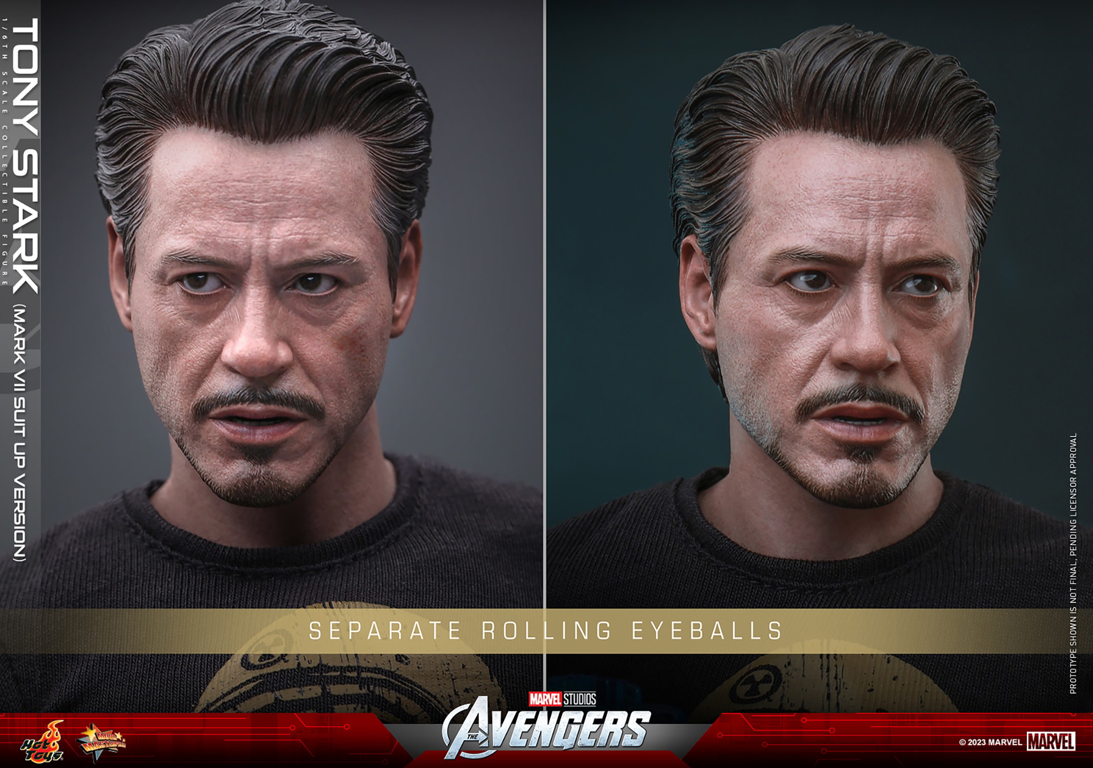 Tony Stark (Mark VII Suit up Version) Sixth Scale Figure by Hot Toys ...