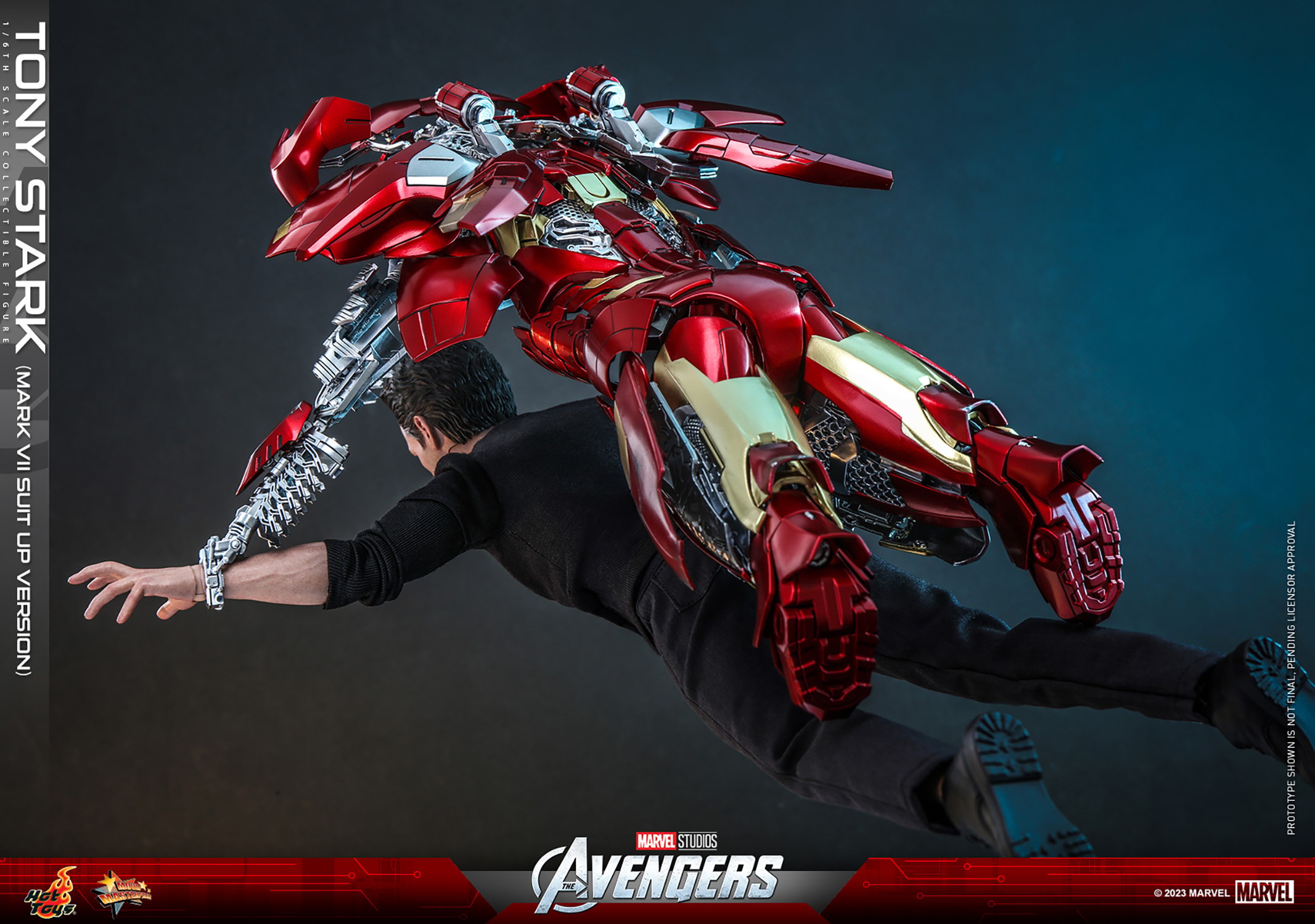 Tony Stark (Mark VII Suit up Version) Sixth Scale Figure by Hot Toys ...