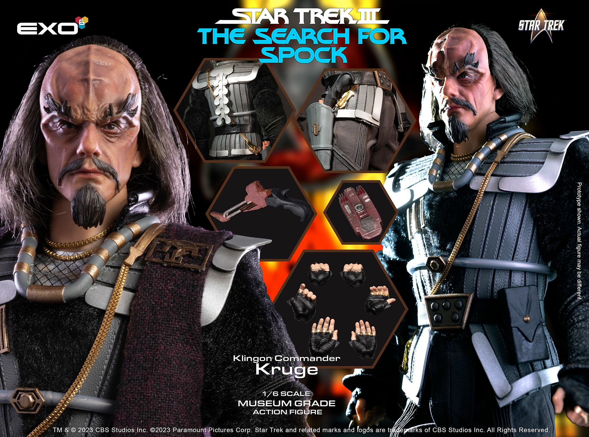 Commander Kruge Sixth Scale Figure by EXO-6 | Sideshow Collectibles